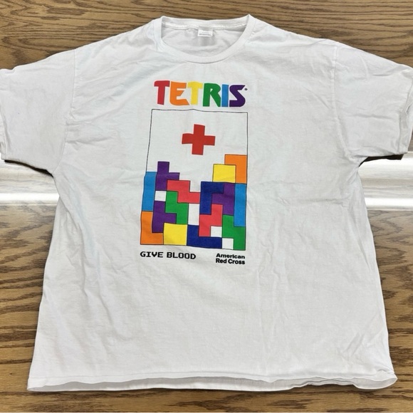 American Red Cross | Shirts | Tetris 4th Anniversary American Red Cross ...